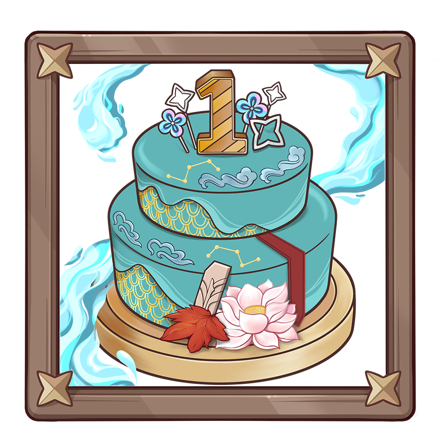 HONKAI STAR RAIL ANNIVERSARY CAKE | Imbibitor's Gateau Honkai: Star ...