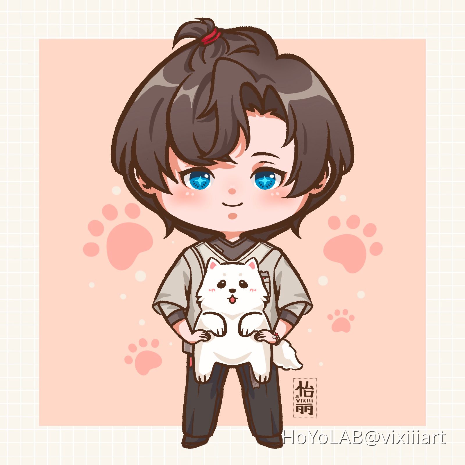 Fluffy Fuzzy Artem Nomnom Chibi Tears of Themis | HoYoLAB