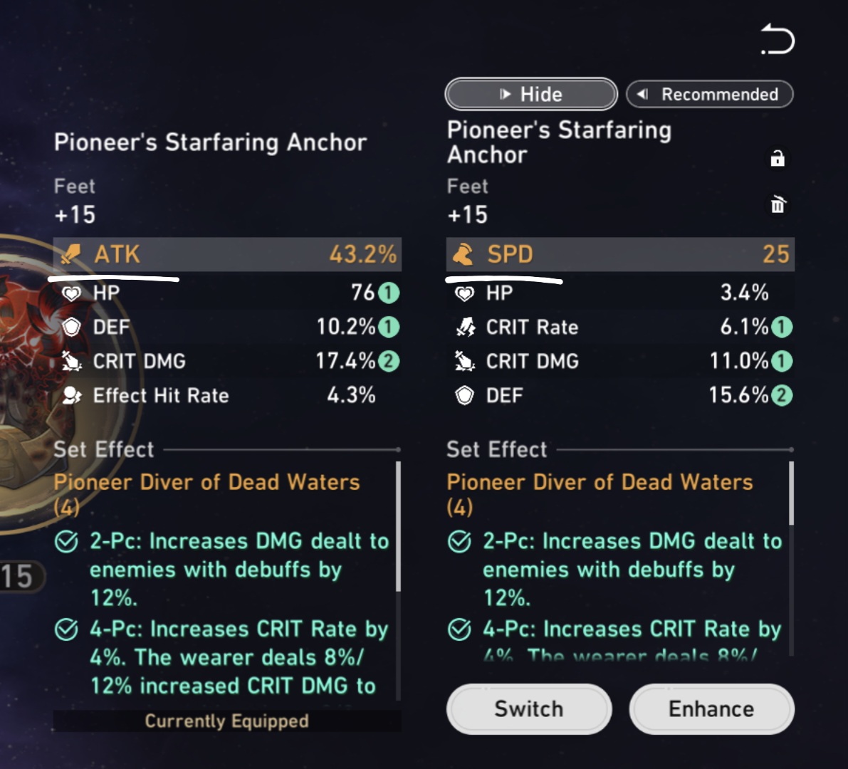 help me choose my relics4acheron! Honkai: Star Rail | HoYoLAB