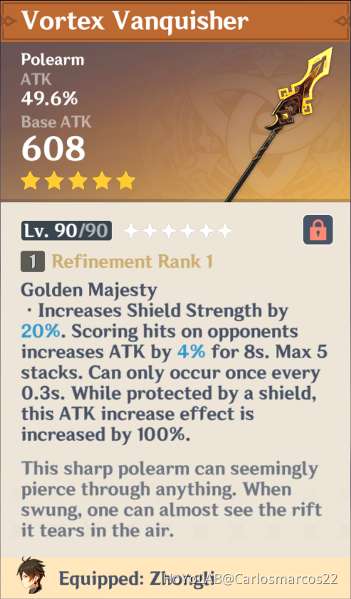 Vortex Vanquisher Suggestion Genshin Impact | HoYoLAB