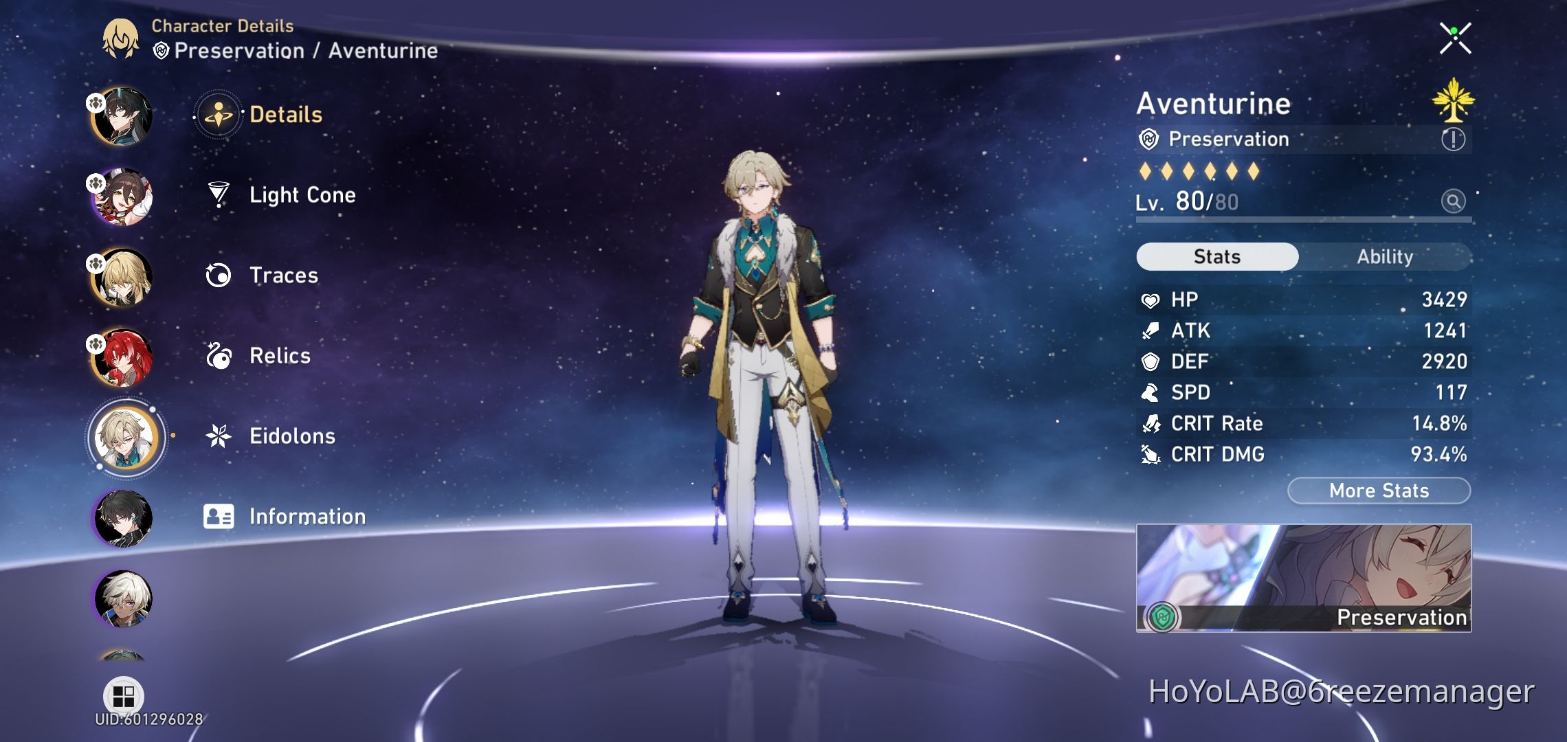 Aventurine Build WIP Honkai: Star Rail | HoYoLAB