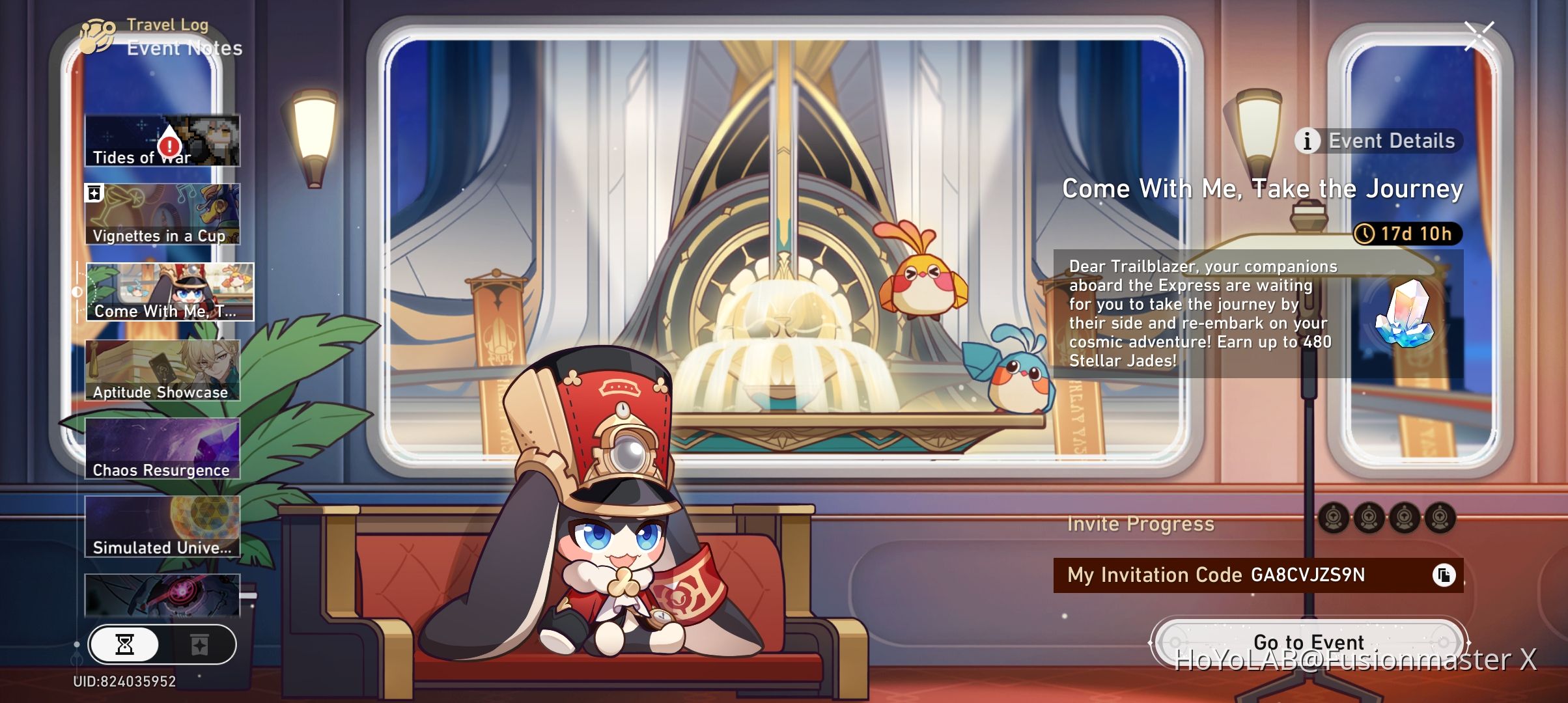 PLZ Use My invitation Code Plz Honkai: Star Rail | HoYoLAB