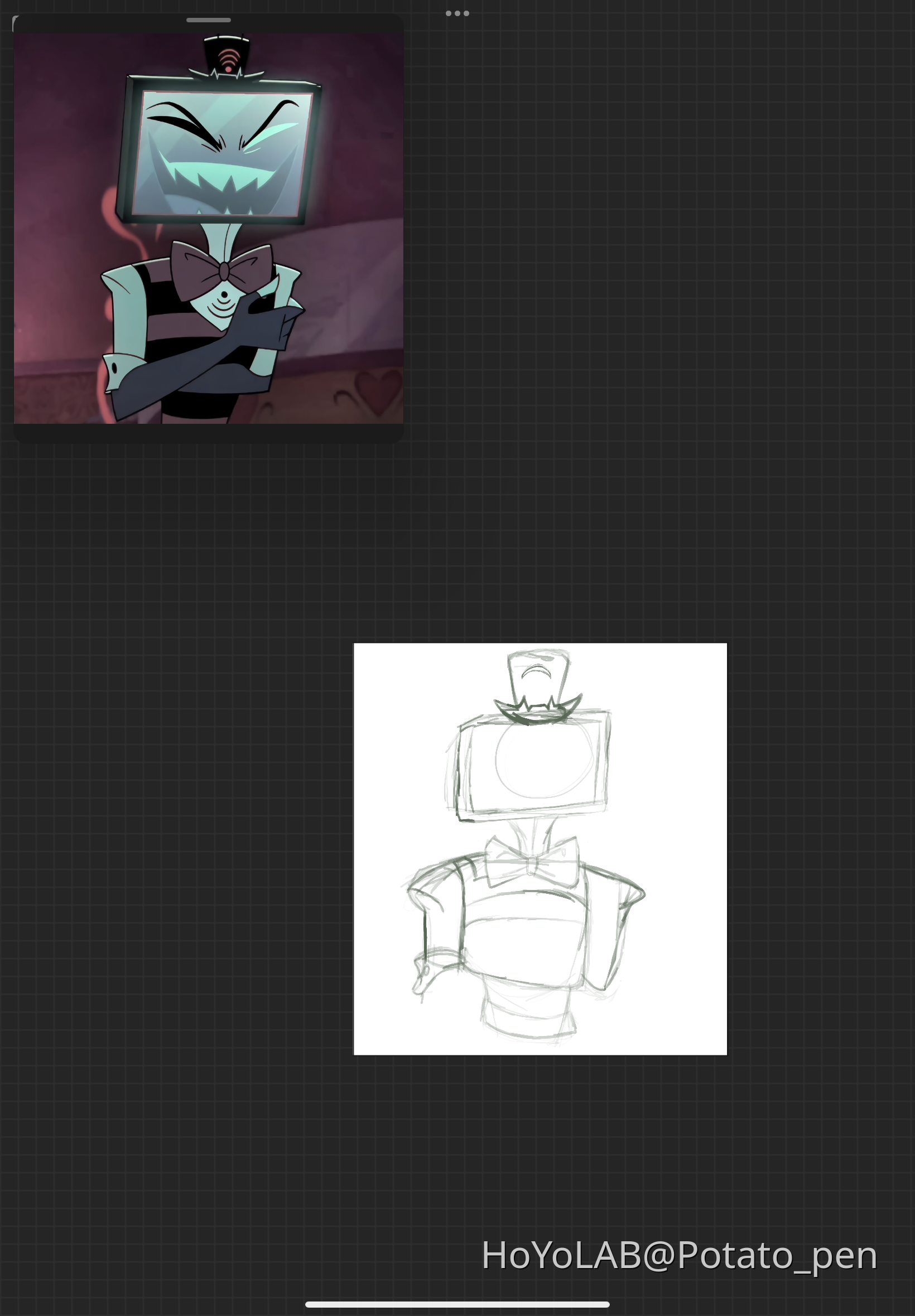 Drawing Vox from hazbin hotel | HoYoLAB