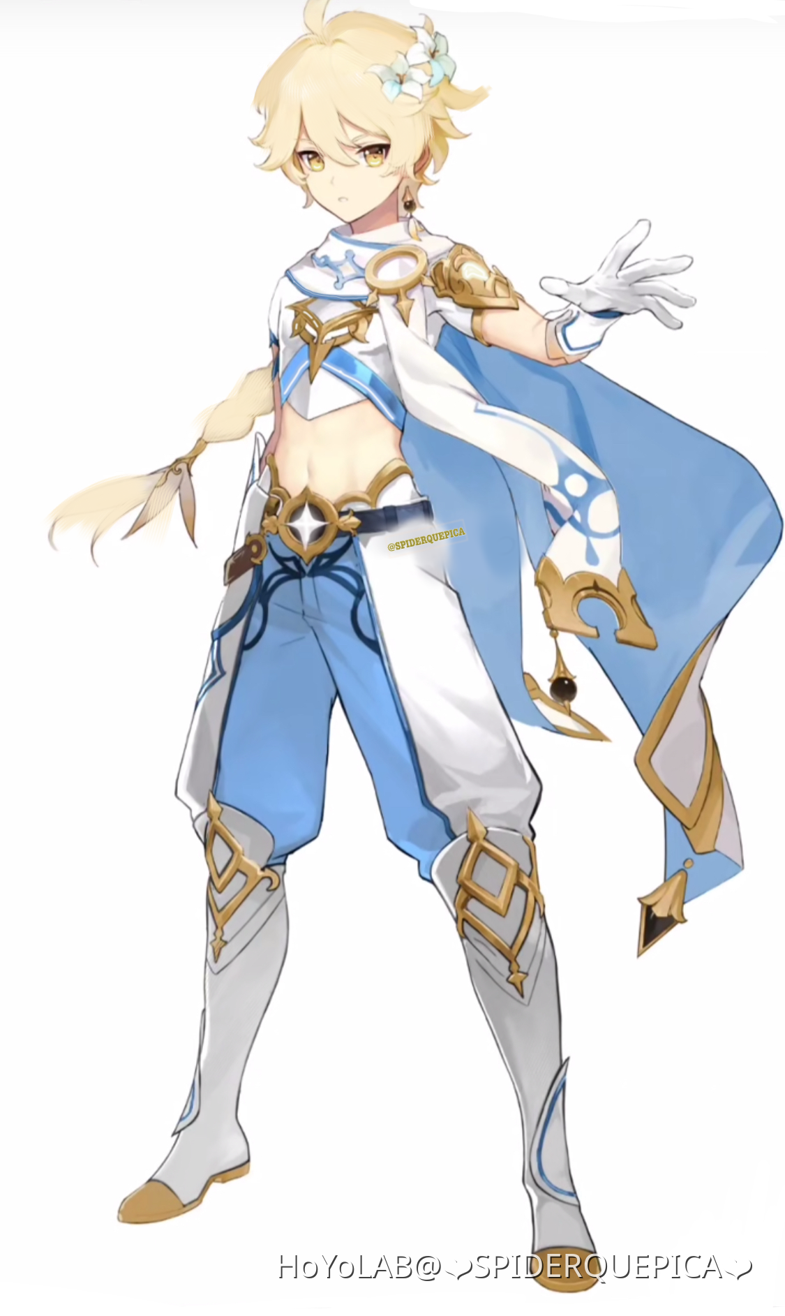 Aether Con la paleta de Colores de Lumine Genshin Impact | HoYoLAB