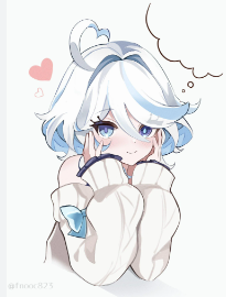 Furina Blushing thinking about neuvillette😏🤭 Genshin Impact | HoYoLAB