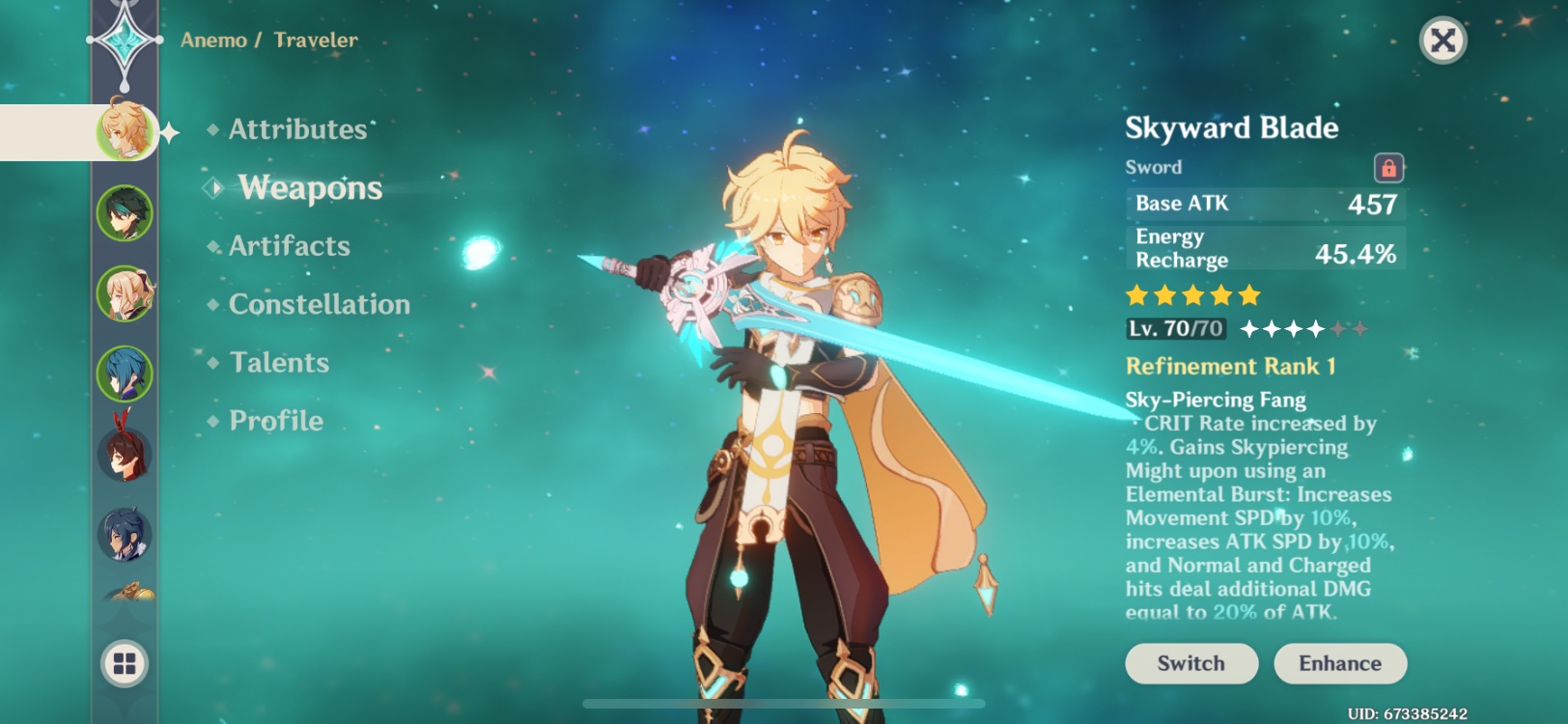 How I've got my Aether built thus far. Genshin Impact | HoYoLAB