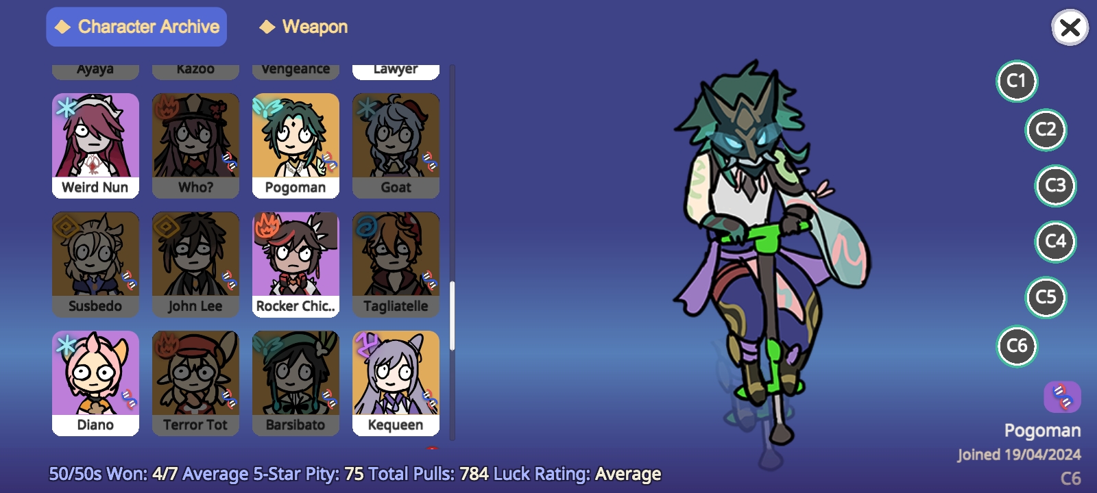 For Xiao badge (Silly Wisher) Genshin Impact | HoYoLAB