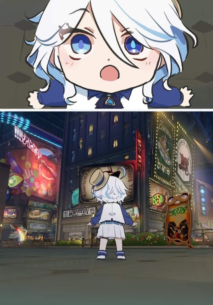 Hành trình Furina đi chơi sang Penacony(nhưng ko có anh long đi theo ...