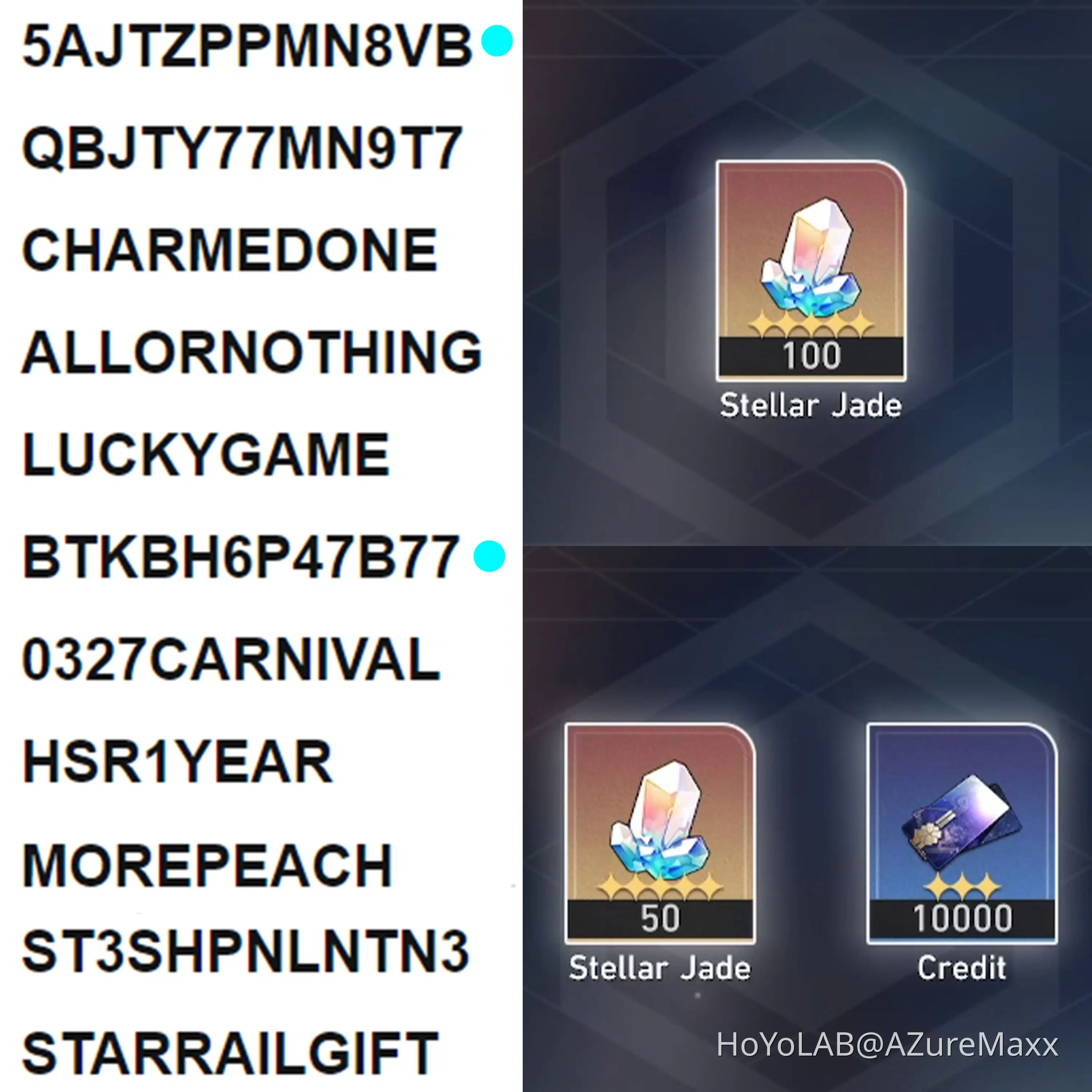HSR New Redeem Codes (some old codes, still works): Honkai: Star Rail ...
