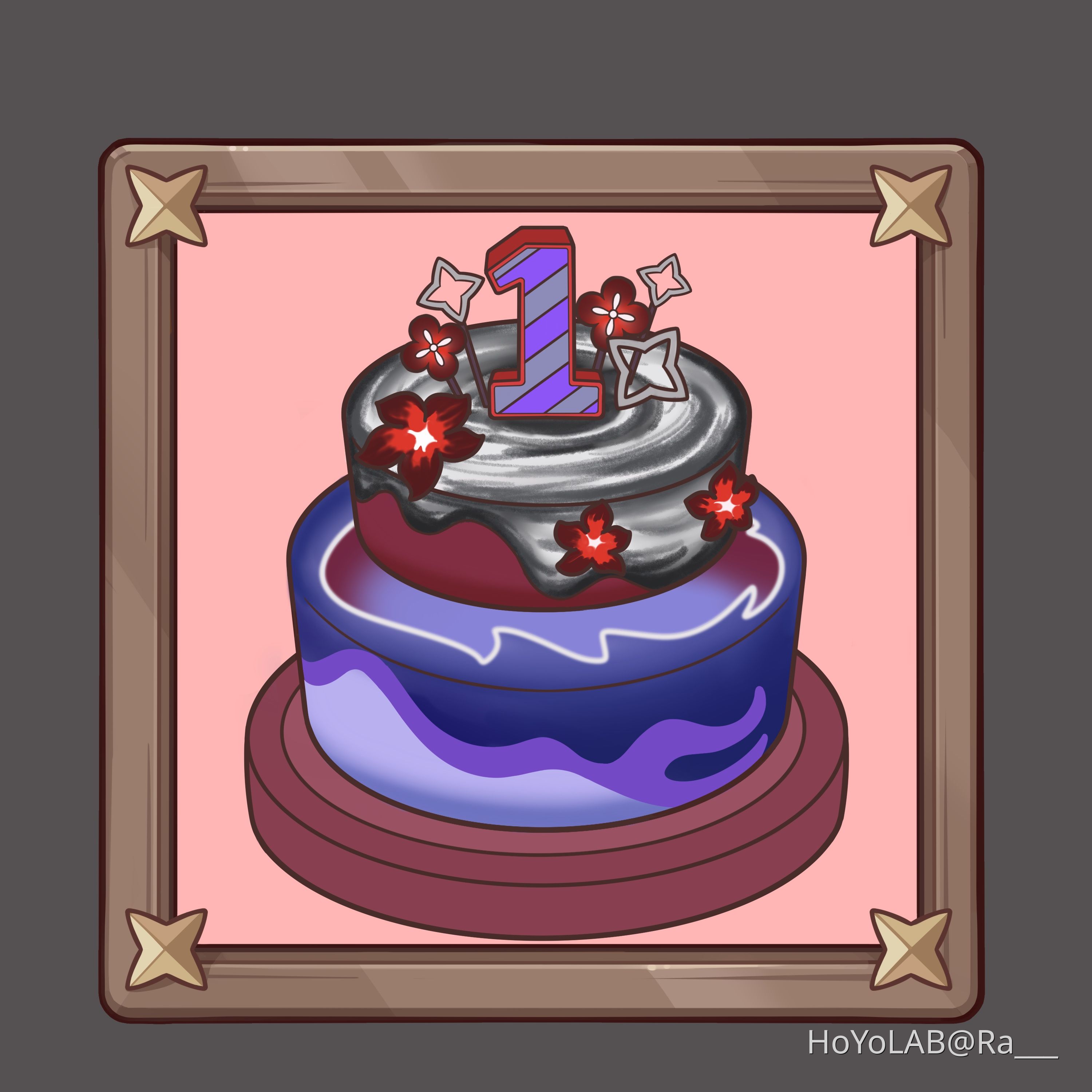 Honkai: Star Rail's One-Year Anniversary Cake!!! Honkai: Star Rail ...