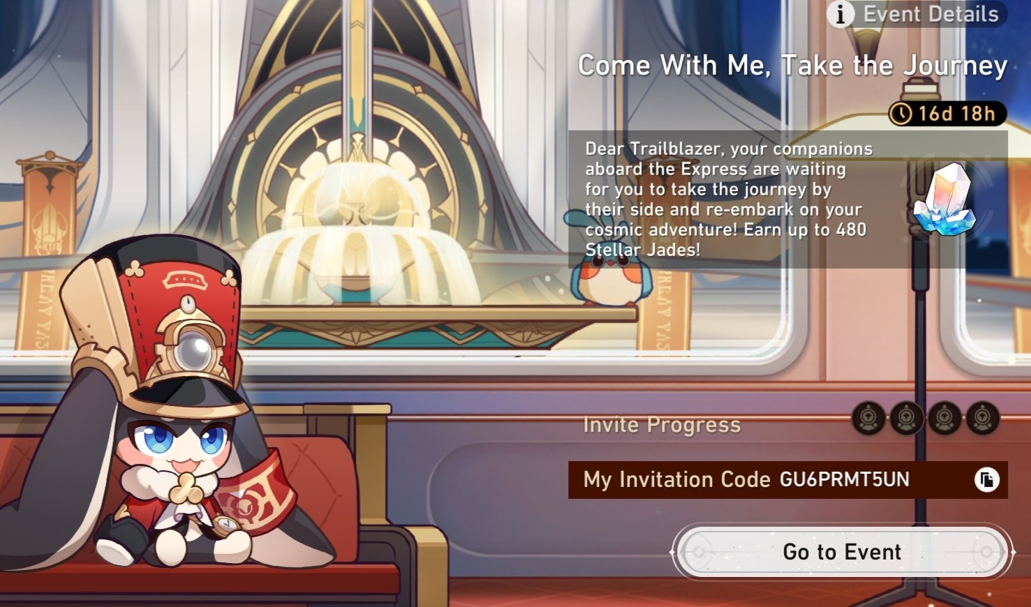 Invitation Codes ️ Honkai: Star Rail | HoYoLAB
