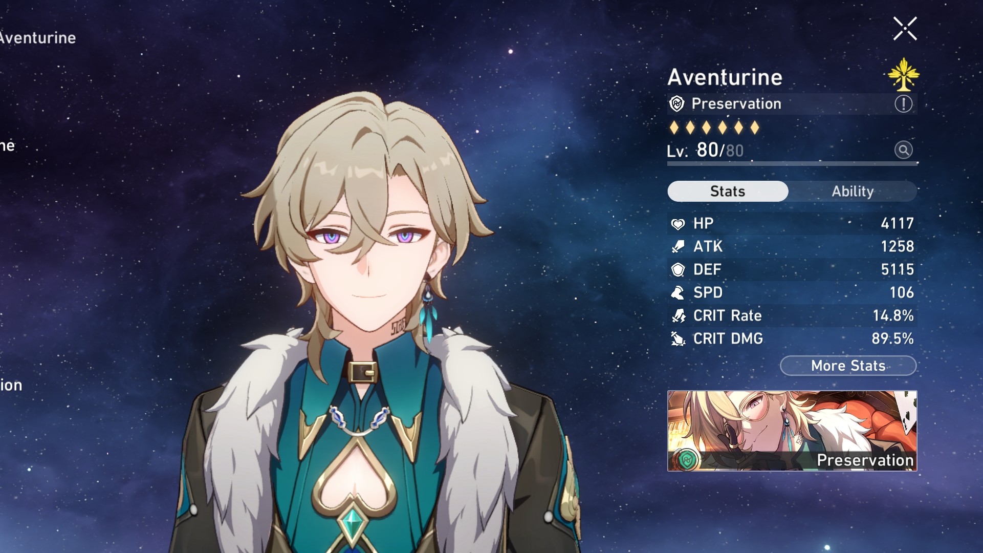 Aventurine build progress Honkai: Star Rail | HoYoLAB