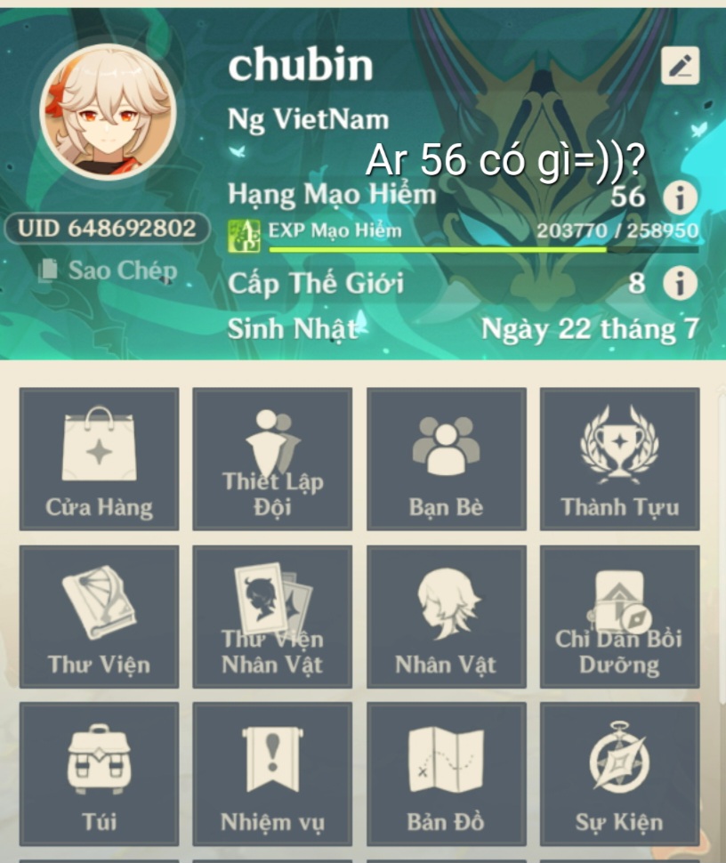 chơi chug kh nè bạn gánh tôi=)))) Genshin Impact | HoYoLAB