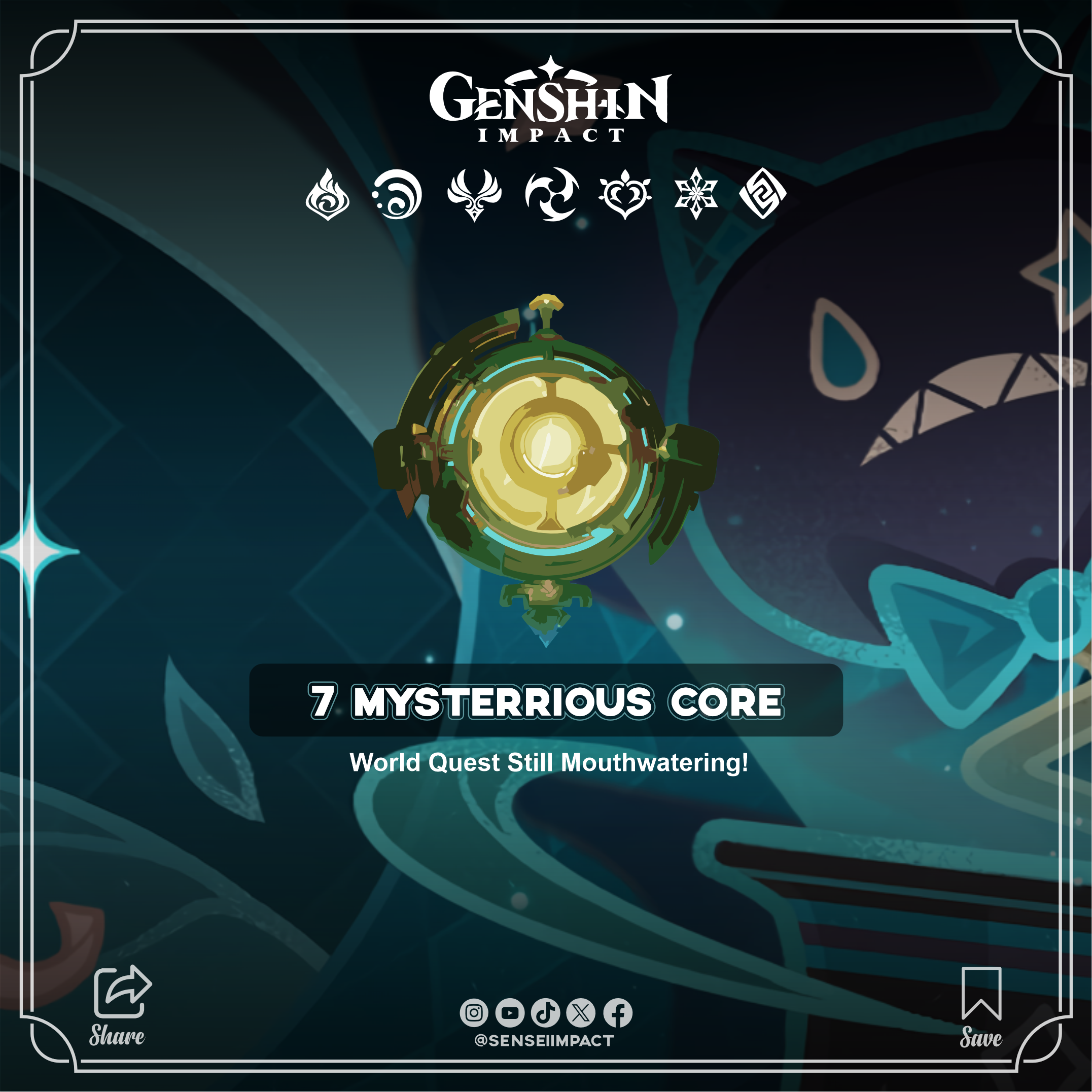 7 Mysterious Core Fontaine Genshin Impact | HoYoLAB