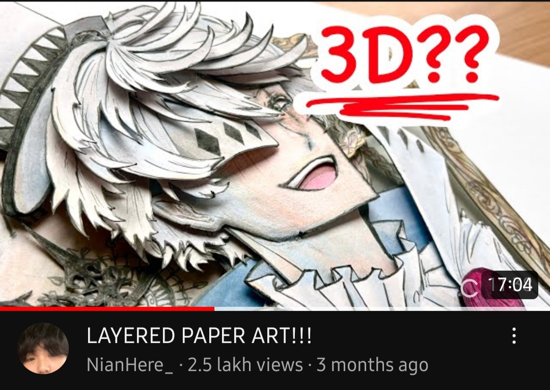 HELP IM MAKING 3D LAYLA PAPER ART PT.1 (:check pinned comment) Genshin ...