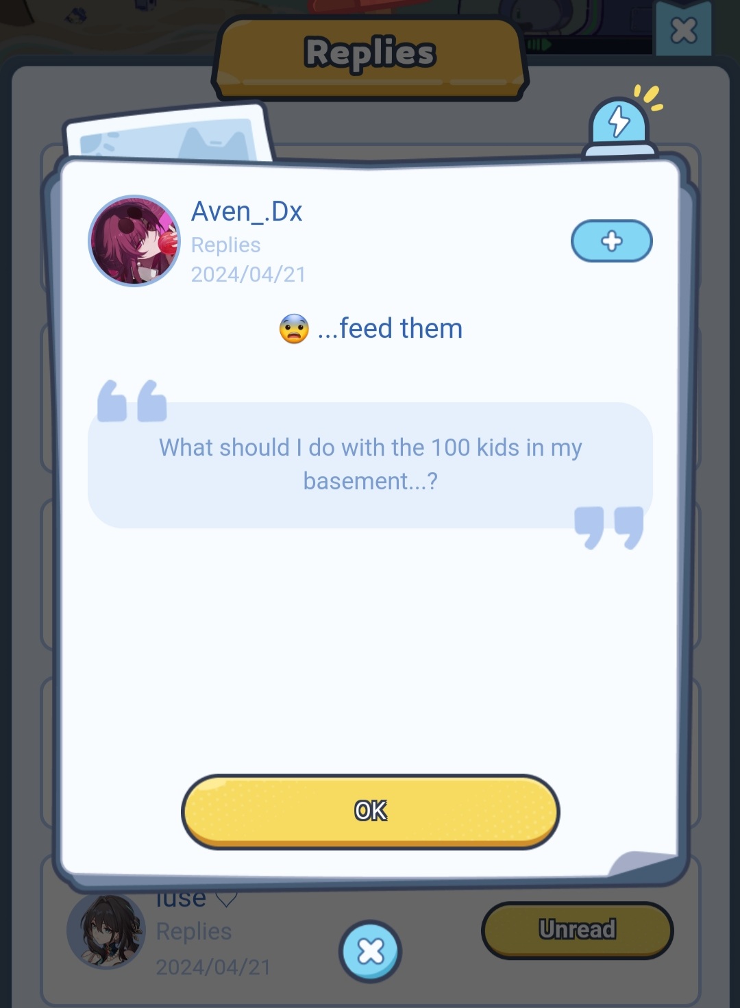 The kids in my basement sure love to scream... | HoYoLAB