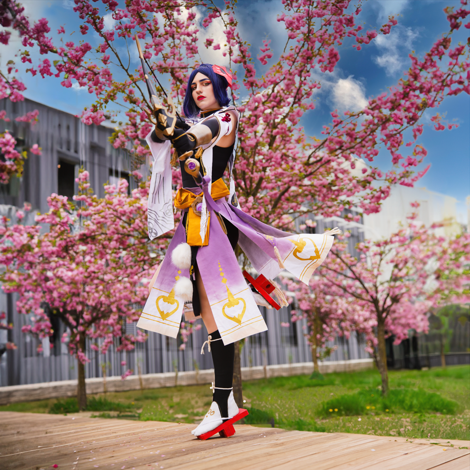 My new Kujou Sara cosplay photo Genshin Impact | HoYoLAB