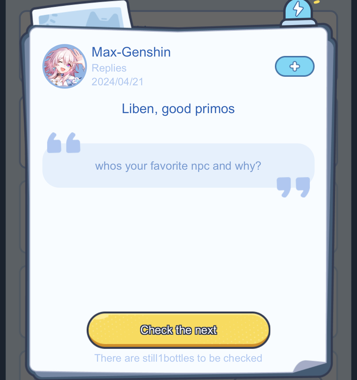 who’s your favorite npc and why? | HoYoLAB