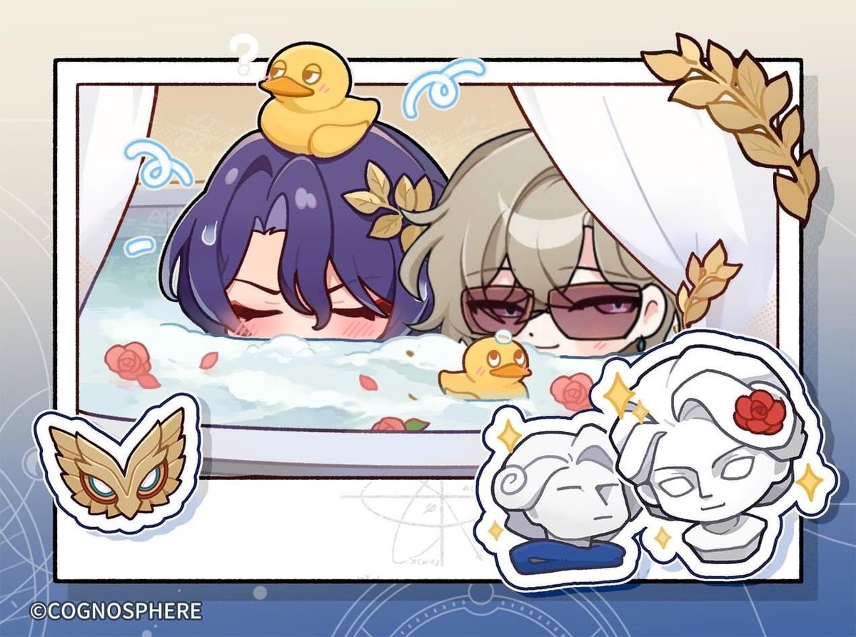 Bath Time Is Best Time - Aventurine x Dr. Ratio Honkai: Star Rail | HoYoLAB