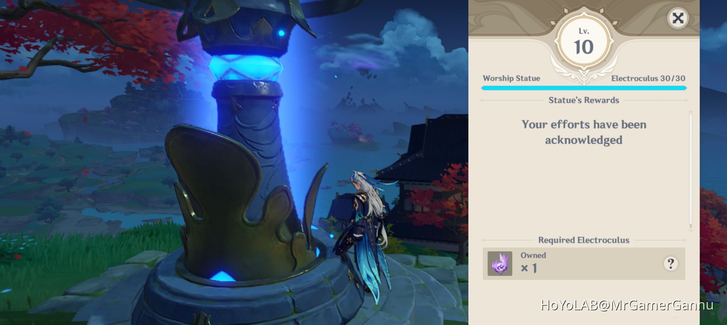 Electro statue of seven to lvl10 Genshin Impact | HoYoLAB