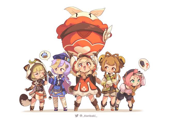 Chibi Squad before Nahida and Dori Genshin Impact | HoYoLAB