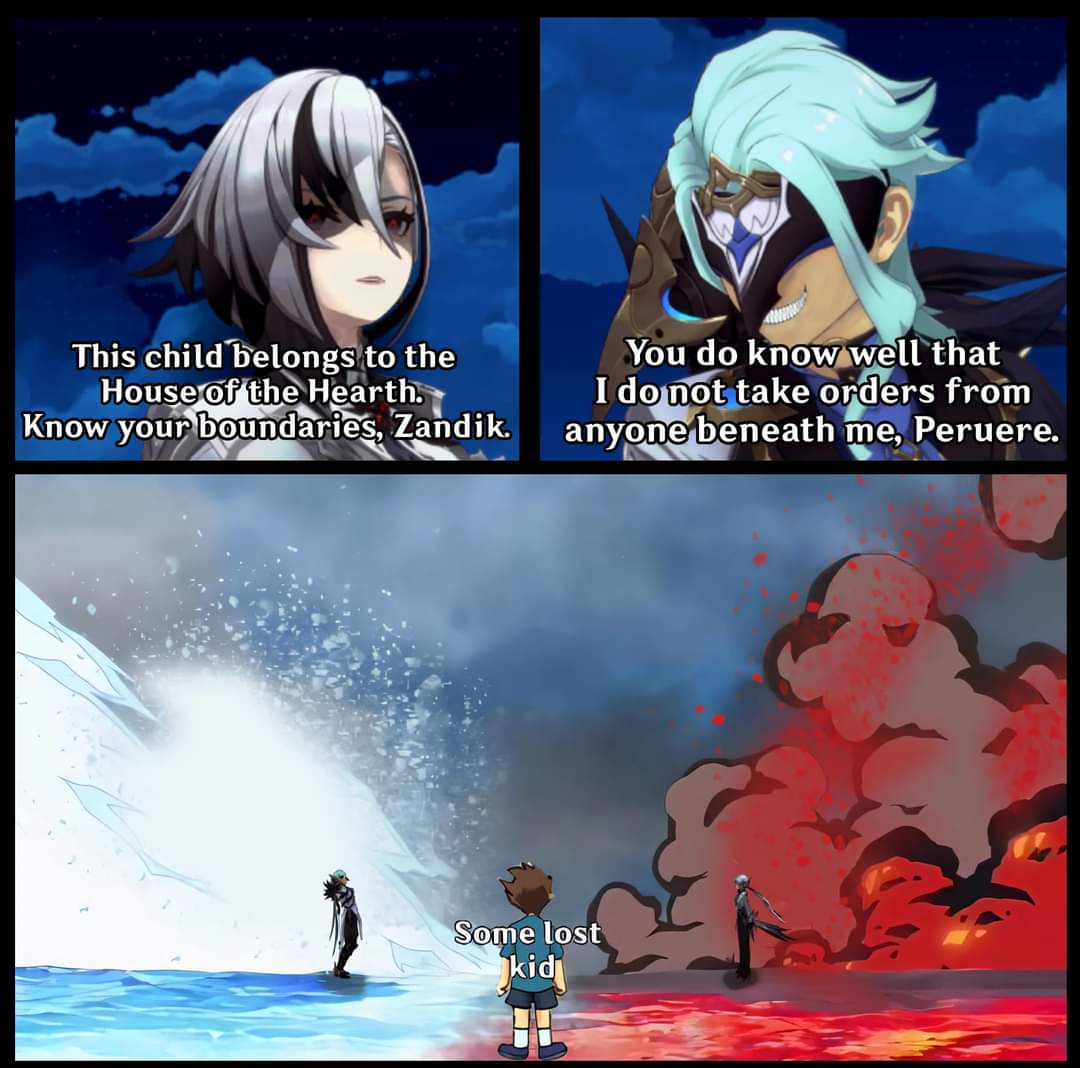 The winner gets to keep the child. Genshin Impact | HoYoLAB