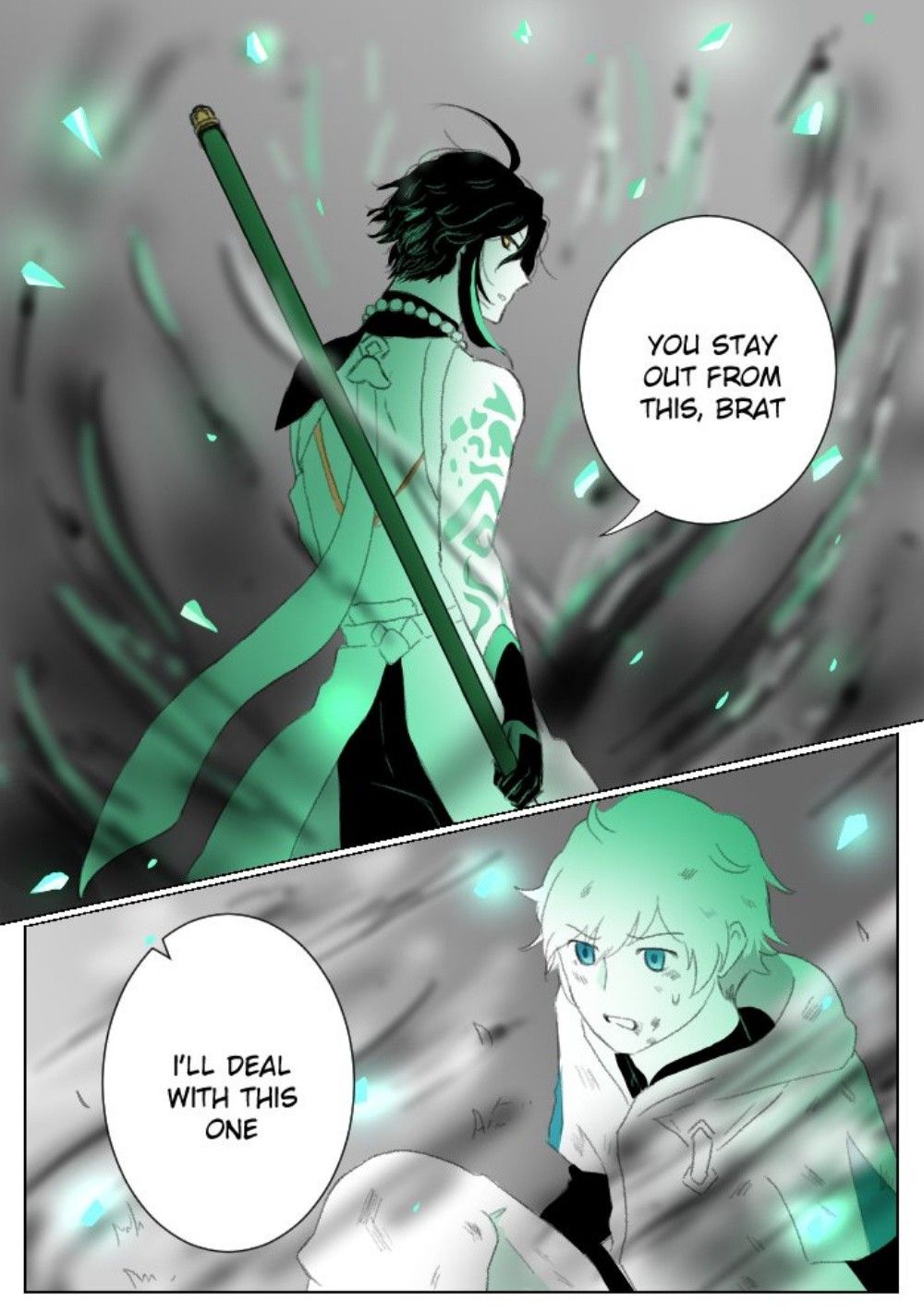 Just that xiao always wants to protect chongyun is adorable 😢 Xiao just ...