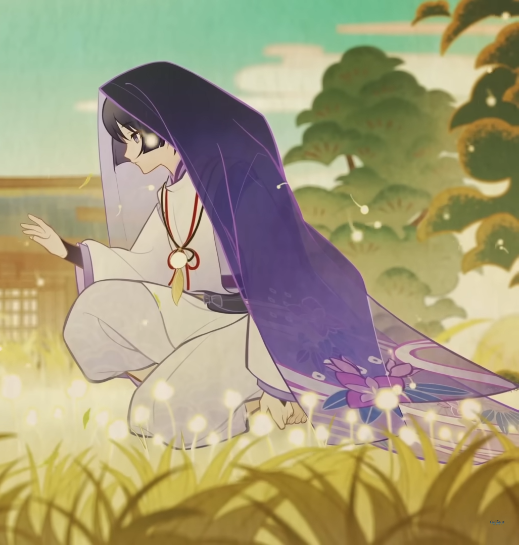 Does anyone know what the name of the flowers on Kabukimono's veil is ...