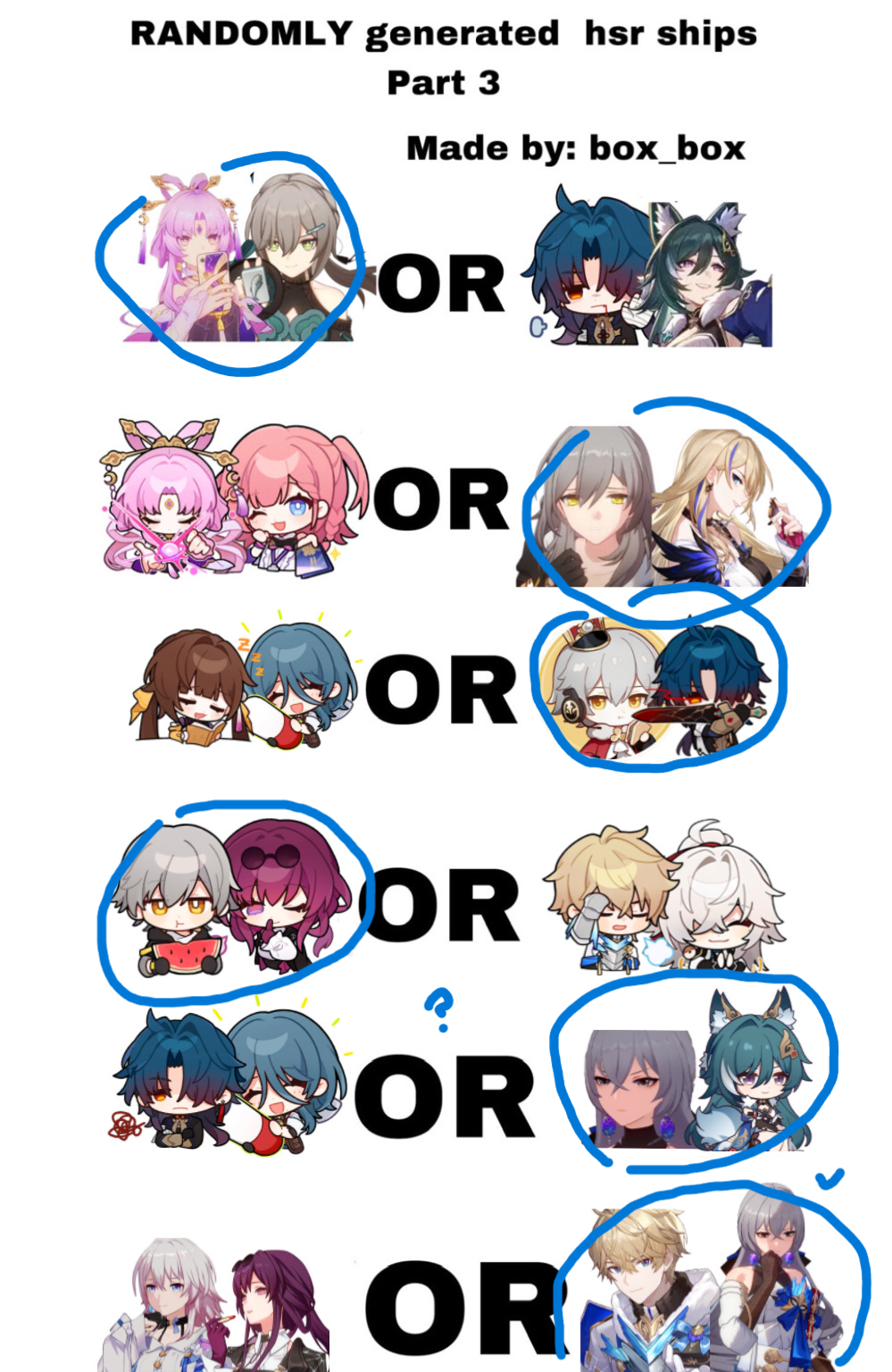 Randomly generated HSR ships, pt. II (By Box_Box) Honkai: Star Rail ...