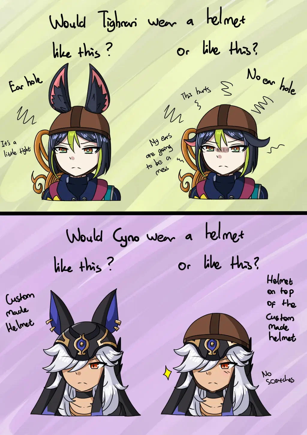 more cyno and Tighnari meme cuzzzz I love this duo Genshin Impact | HoYoLAB