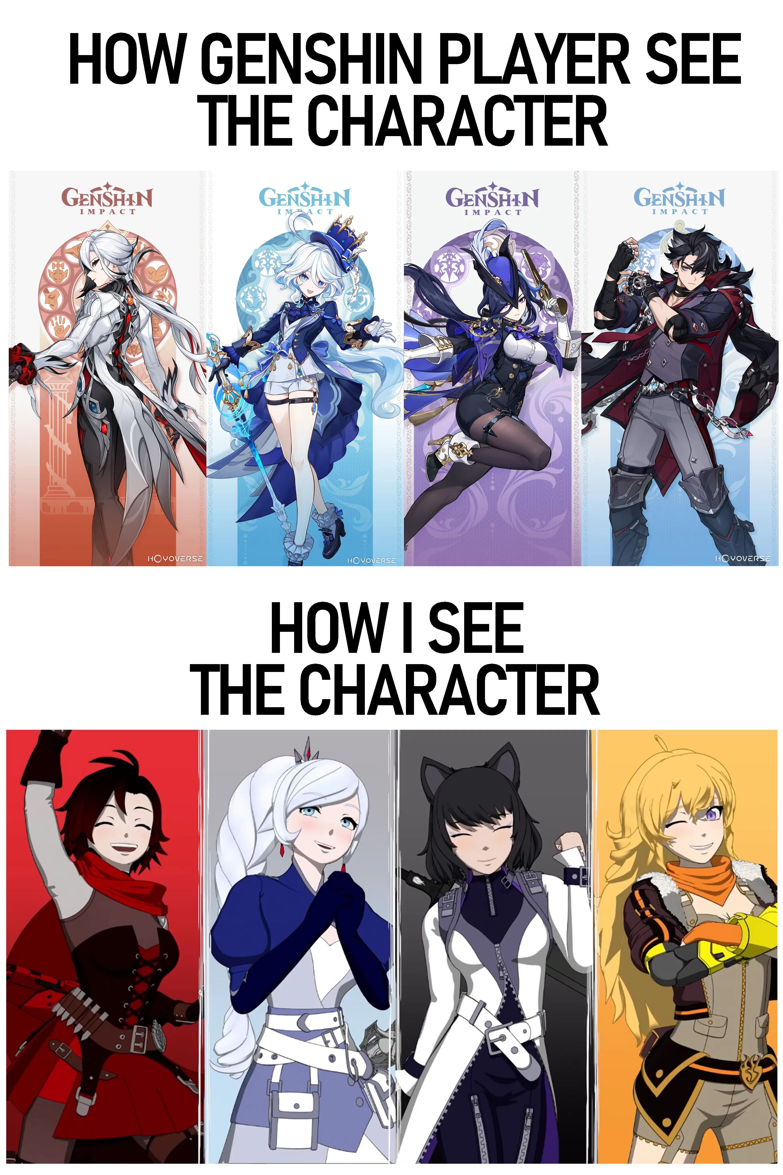 RWBY on Genshin (My Favorite Anime) Genshin Impact | HoYoLAB