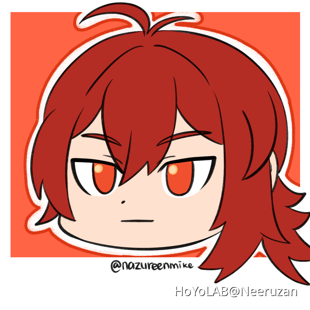 Day 199 until I reach Level 12: Simple chibi of Diluc! Genshin Impact ...