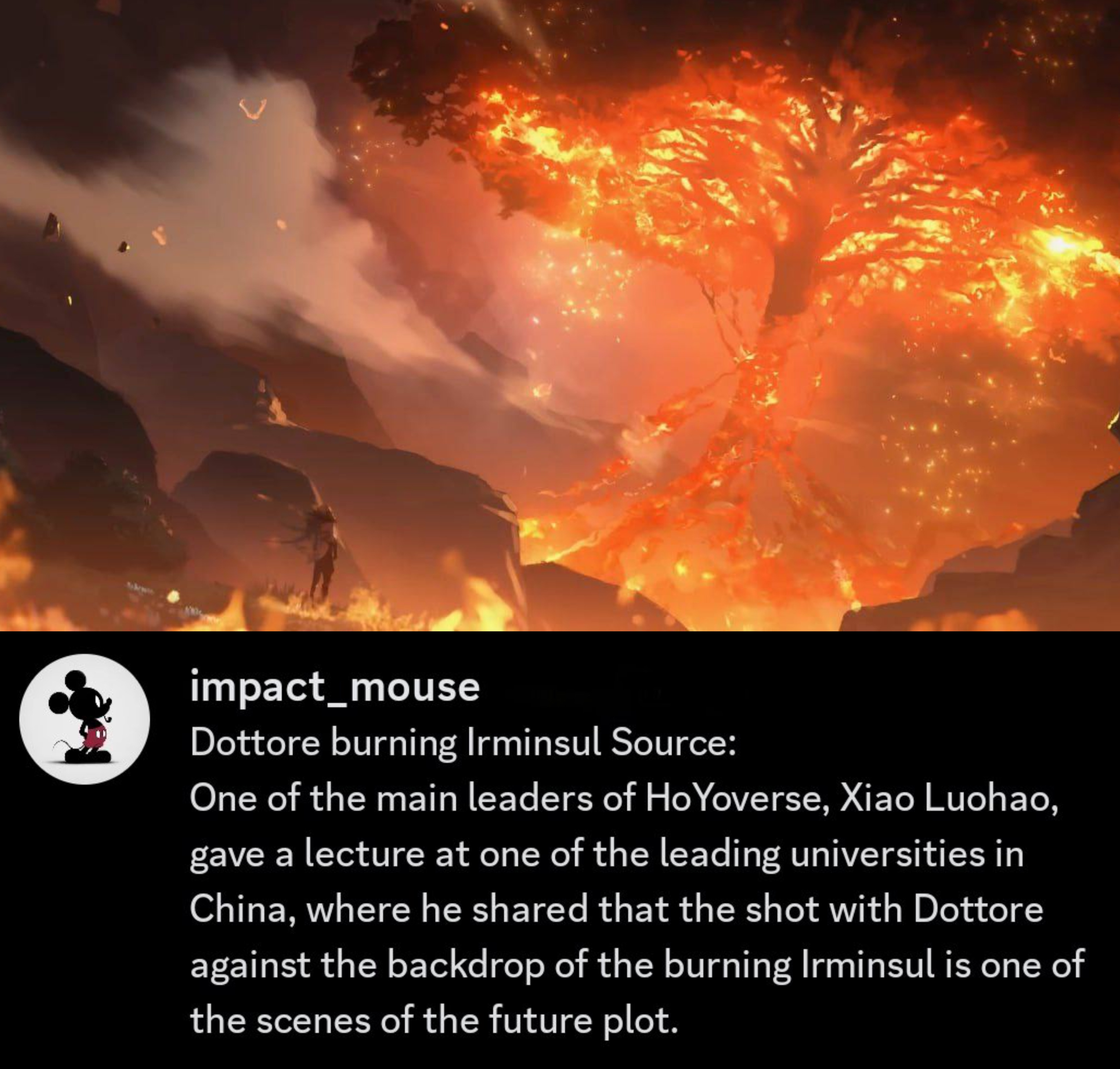 What do you think will happen to Wanderer after Dottore burns the ...