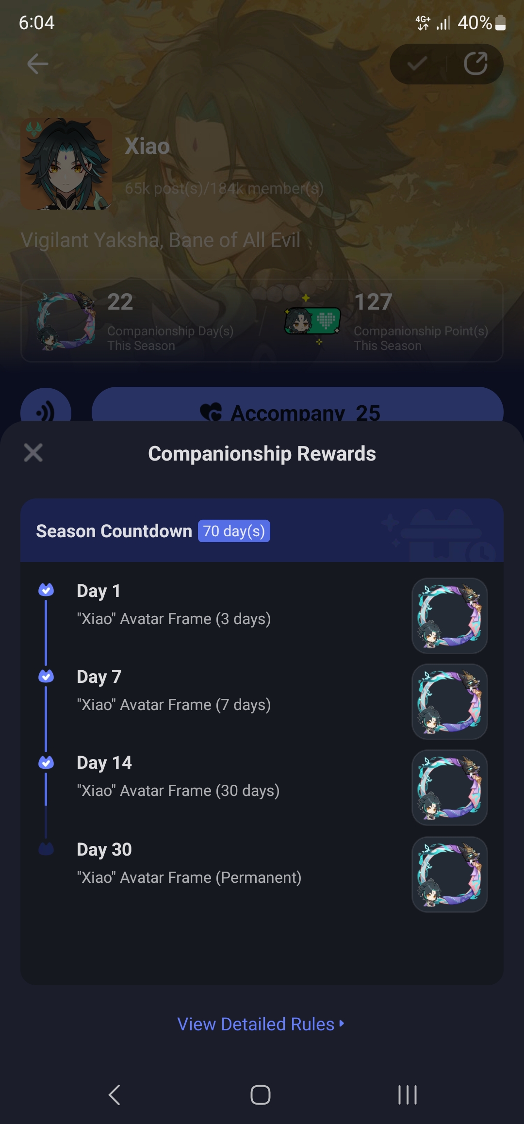 posting for Xiao's avatar frame Genshin Impact | HoYoLAB