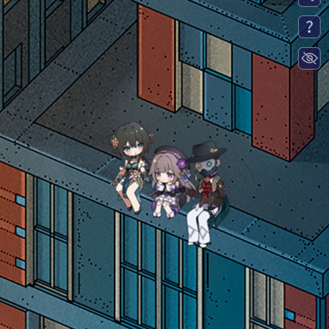 Just Chibi Characters on Panorama Star Rail map Honkai: Star Rail | HoYoLAB