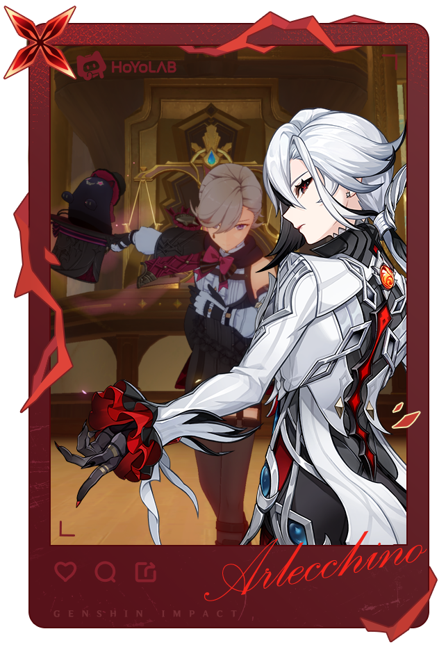 🎀🌸💕 Lyney's Picture with "Father"! 💕🌸🎀 Genshin Impact | HoYoLAB