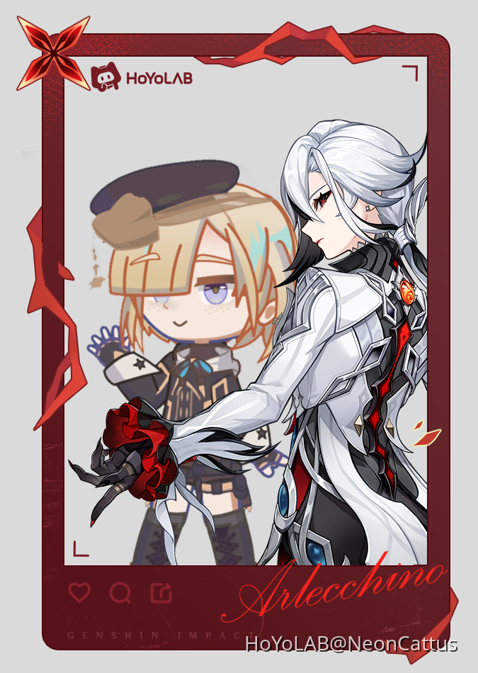 Fremi in GL2 + Arlechinno picture event Genshin Impact | HoYoLAB
