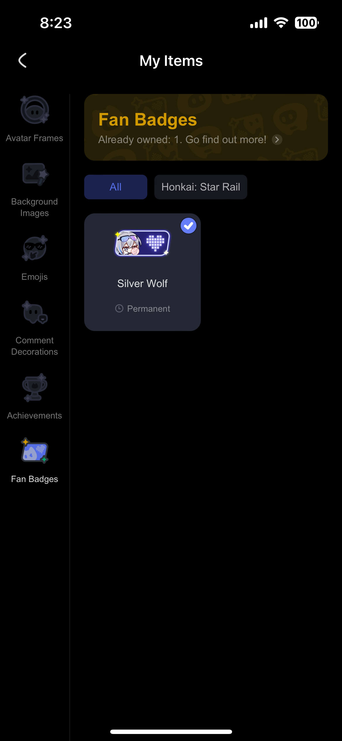 I finally got the Permanent Silver Wolf Badge!! Honkai: Star Rail | HoYoLAB