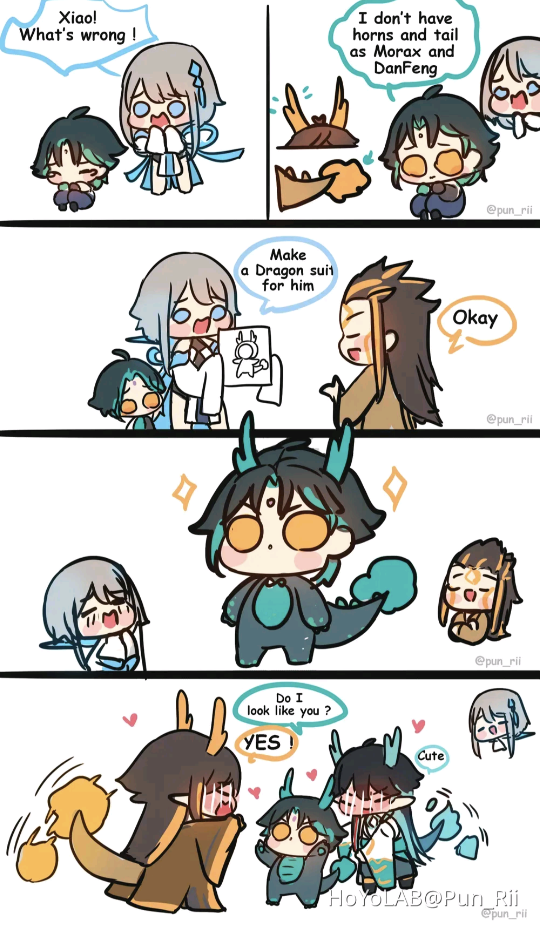 Xiao memes I think are cute Genshin Impact | HoYoLAB