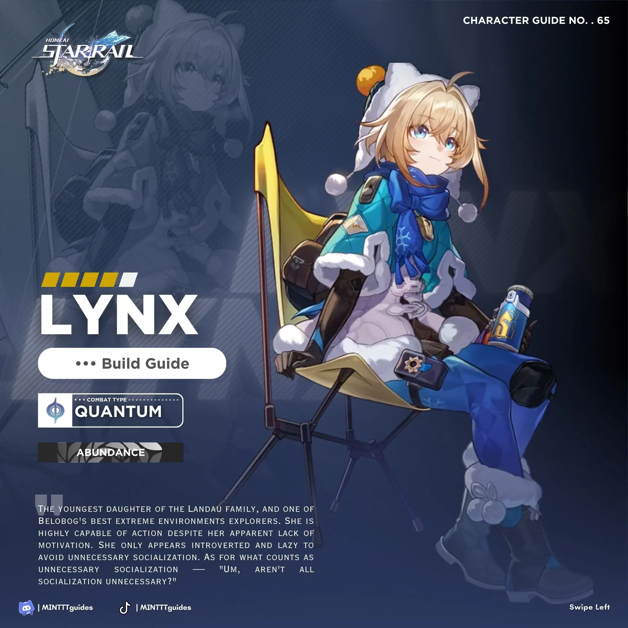 LYNX - BUILD GUIDE (2.1) | HONKAI: STAR RAIL Honkai: Star Rail | HoYoLAB