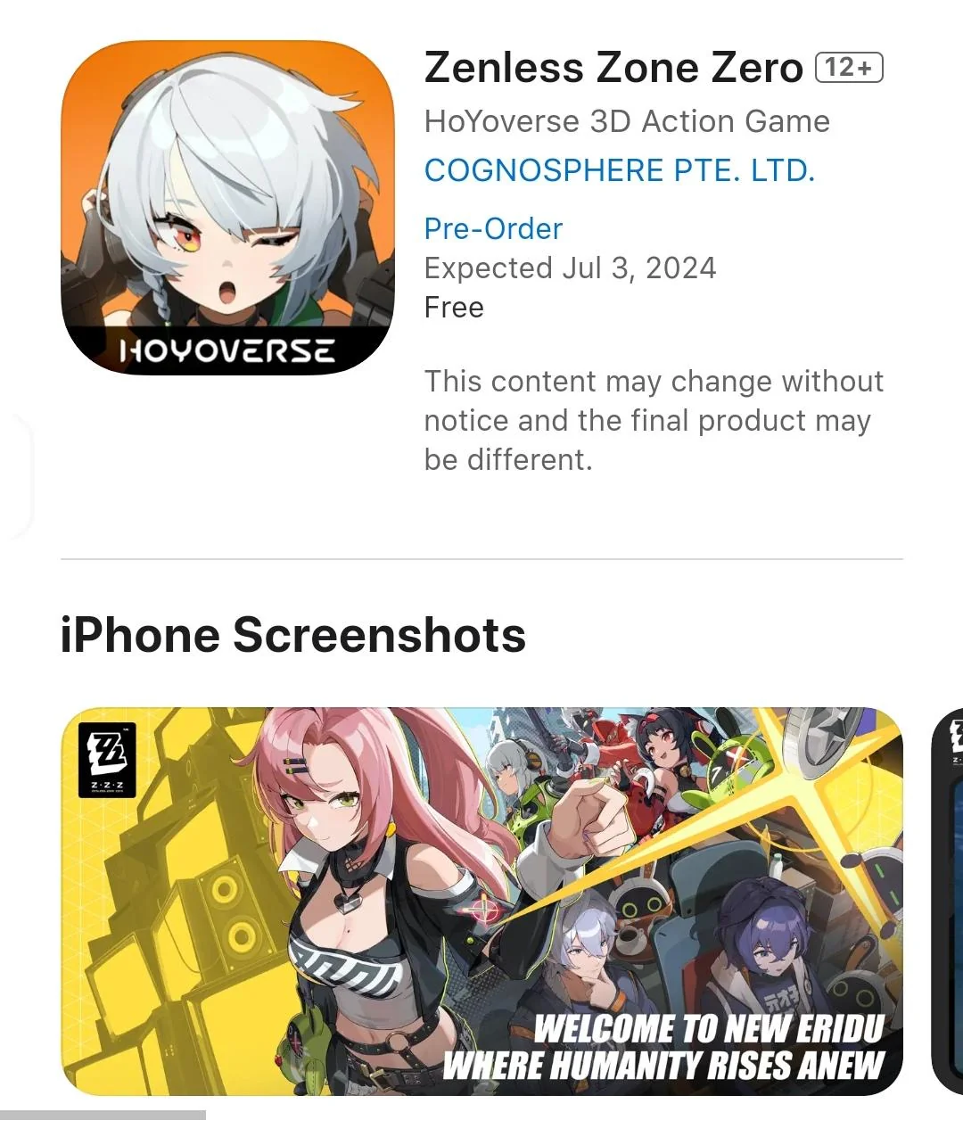 The initial ZZZ release date is here! July 3rd here we come 📺📺📺 Zenless Zone Zero | HoYoLAB