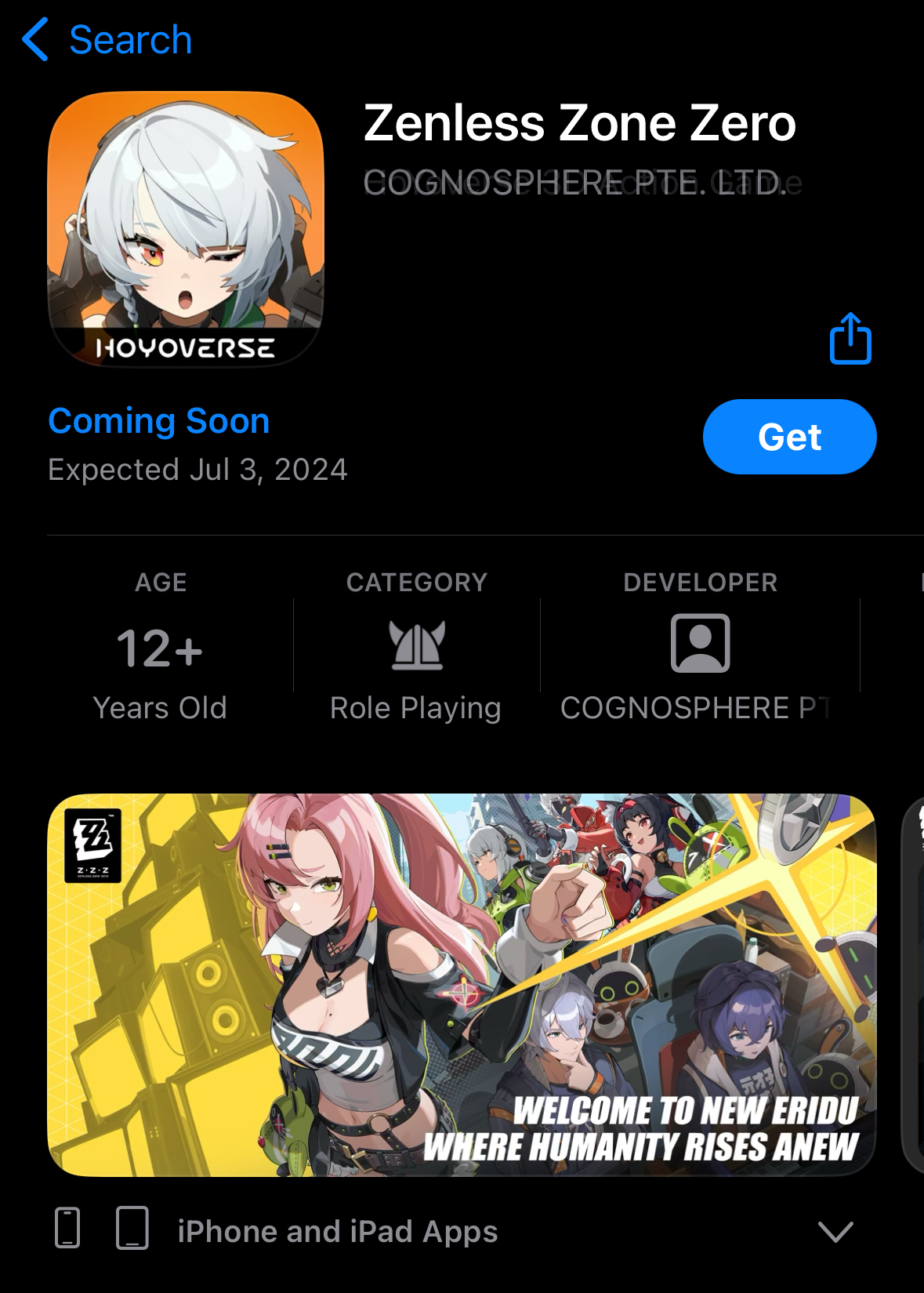 release date?? Zenless Zone Zero | HoYoLAB