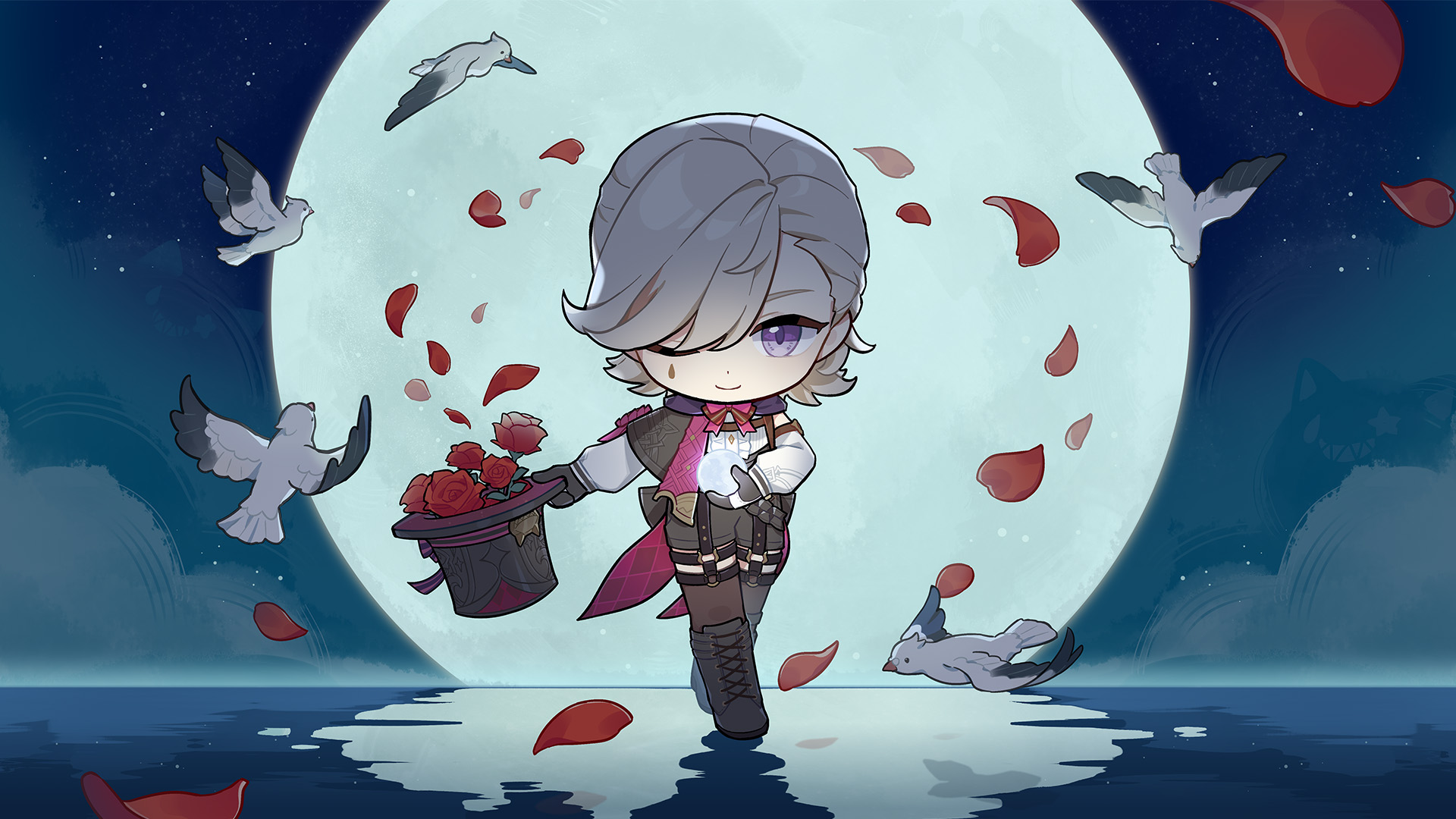 Lyney – Character Illustration Genshin Impact | HoYoLAB