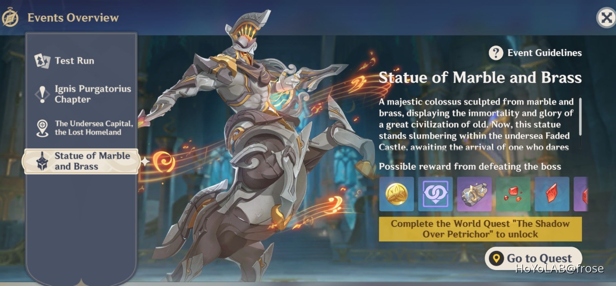 World Boss, Statue of Marble and Brass Genshin Impact | HoYoLAB