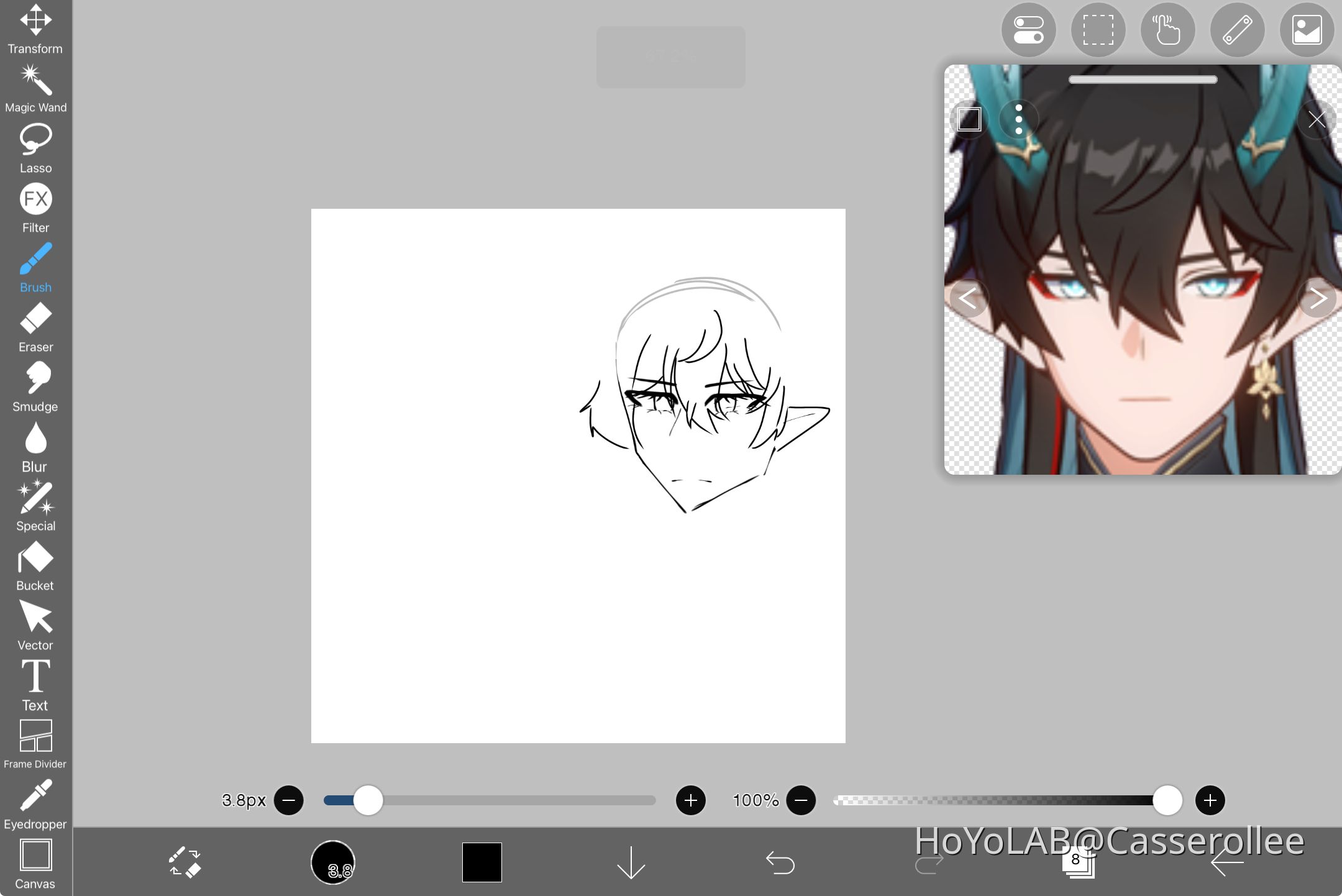 Hsr Anniversary art progress!! Honkai: Star Rail | HoYoLAB