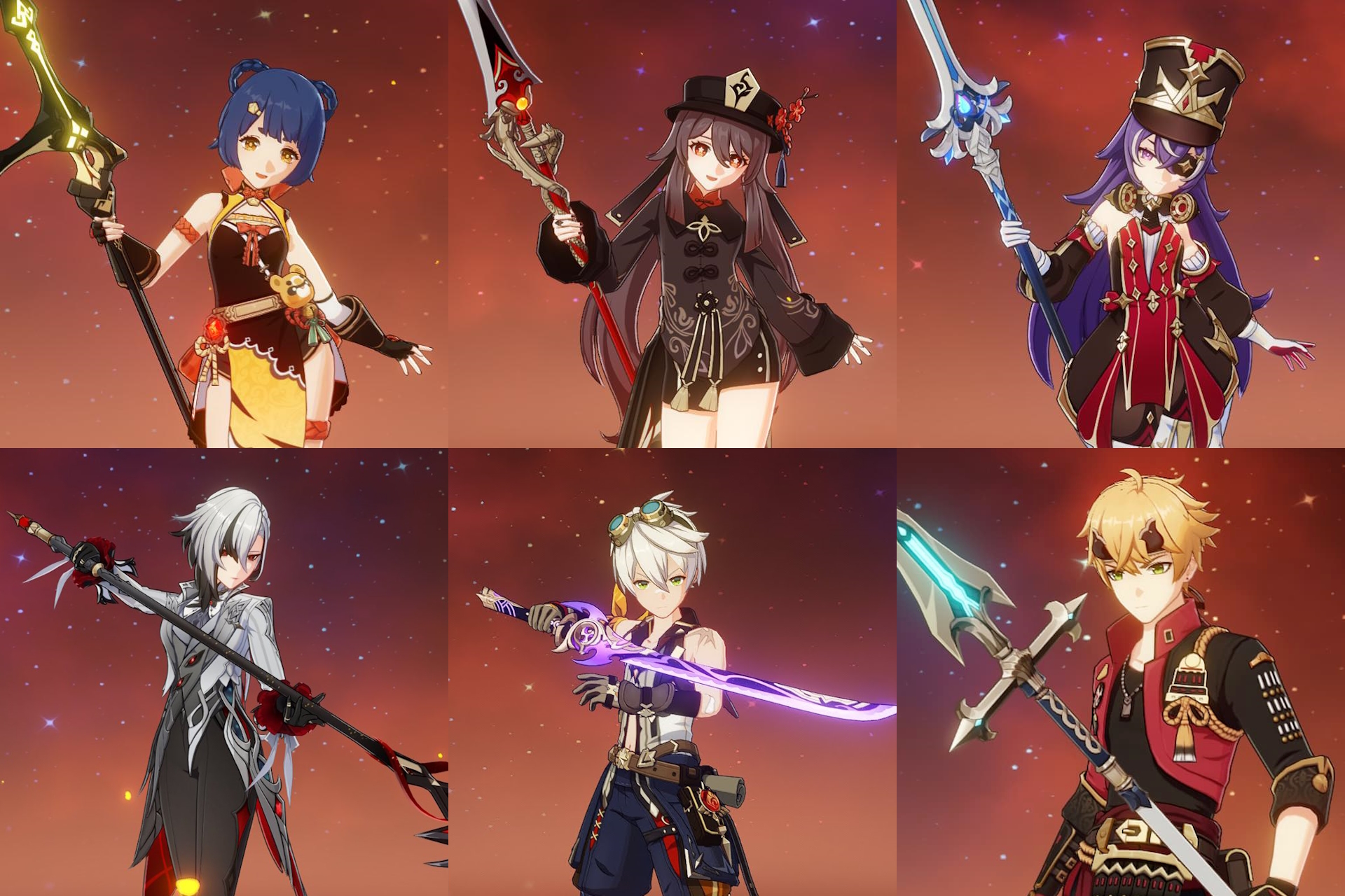 With Arlecchino released, Genshin has FIVE Pyro polearm users! Genshin ...