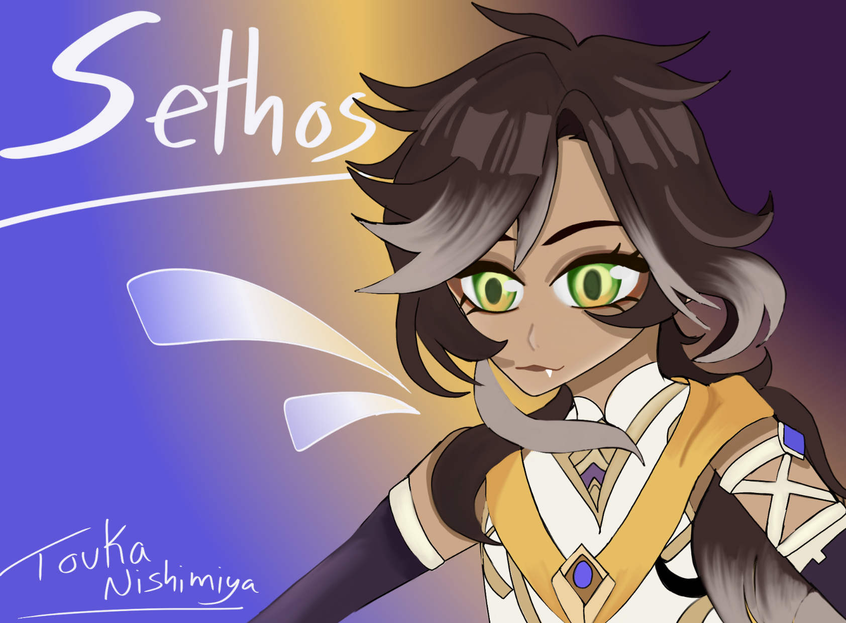 Sethos fan art Genshin Impact | HoYoLAB