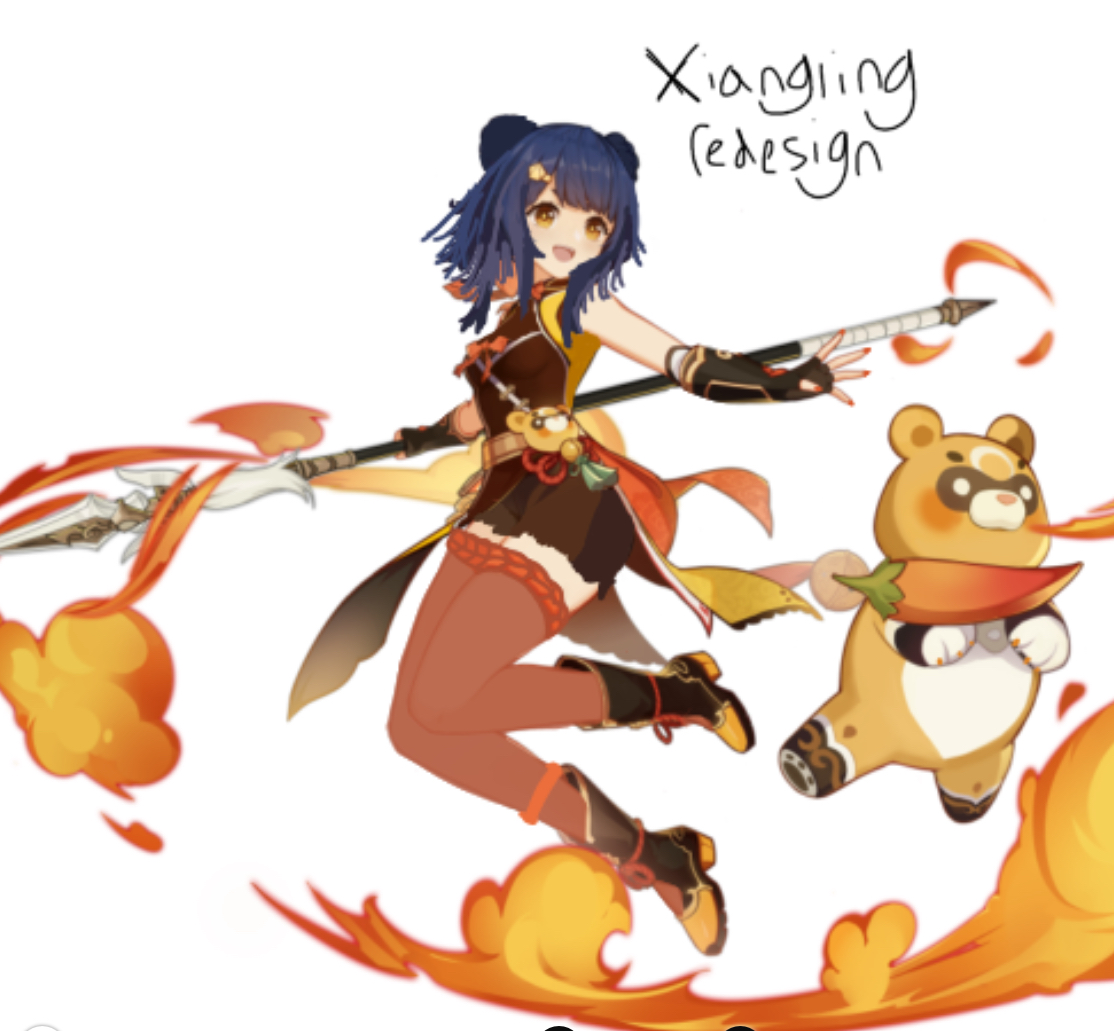 Xiangling redesign/edit Genshin Impact | HoYoLAB
