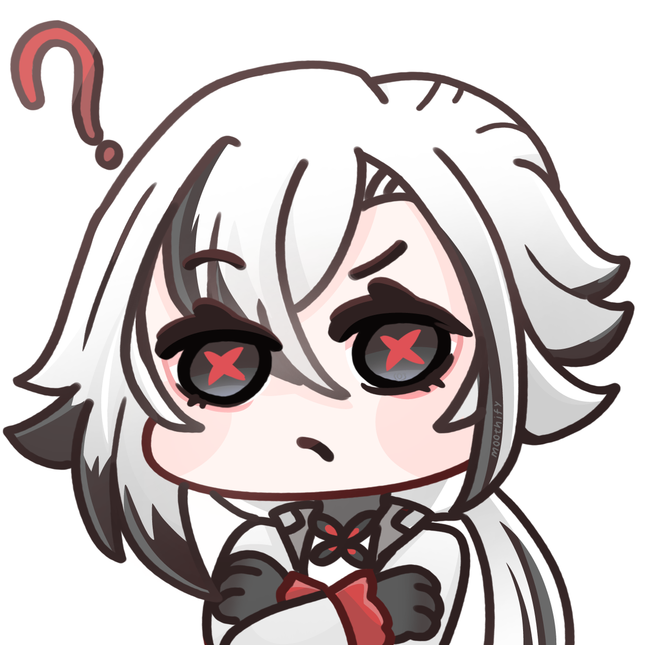 Arlecchino questioning emote Genshin Impact | HoYoLAB