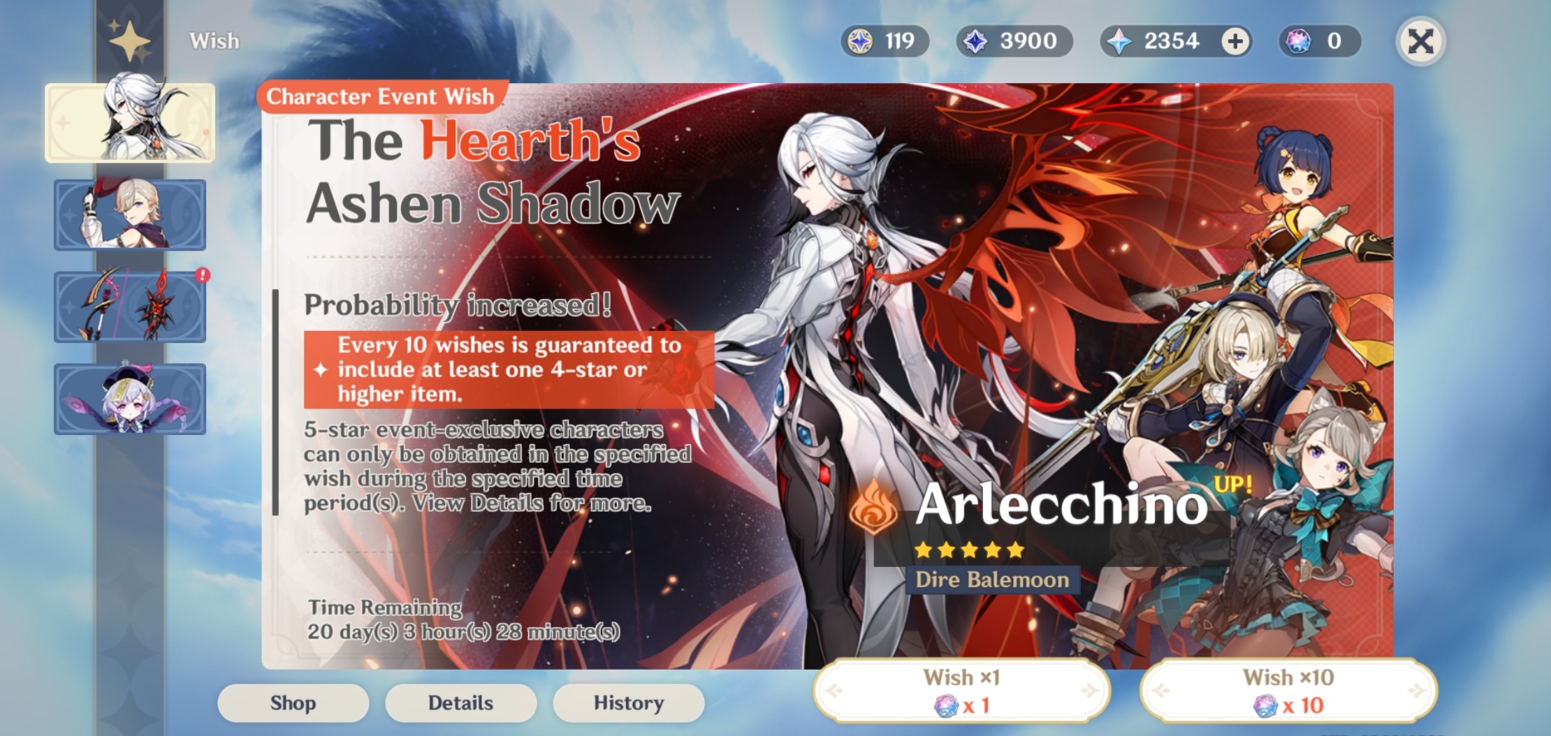 Progress Day 20 of Saving for Natlan's Pyro Archon Genshin Impact | HoYoLAB